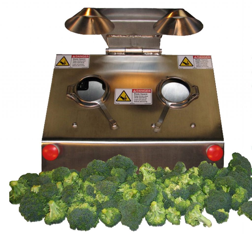 Pneumatic Broccoli Floretter | Charlies Machine Longmont, Colorado
