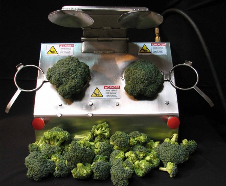 Pneumatic Broccoli Floretter | Charlies Machine Longmont, Colorado