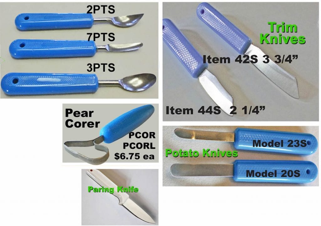 Specialty Knives & Pitting Spoons | Charlies Machine Longmont, Colorado